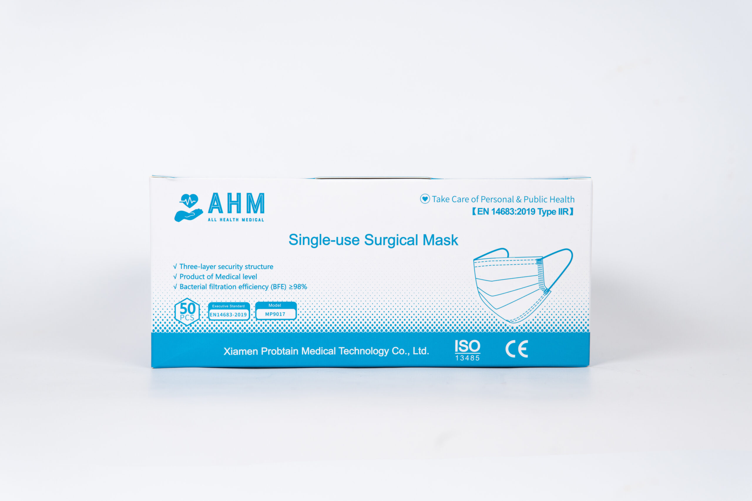 AHM Surgical Mask Type IIR Carton - All Health Medical